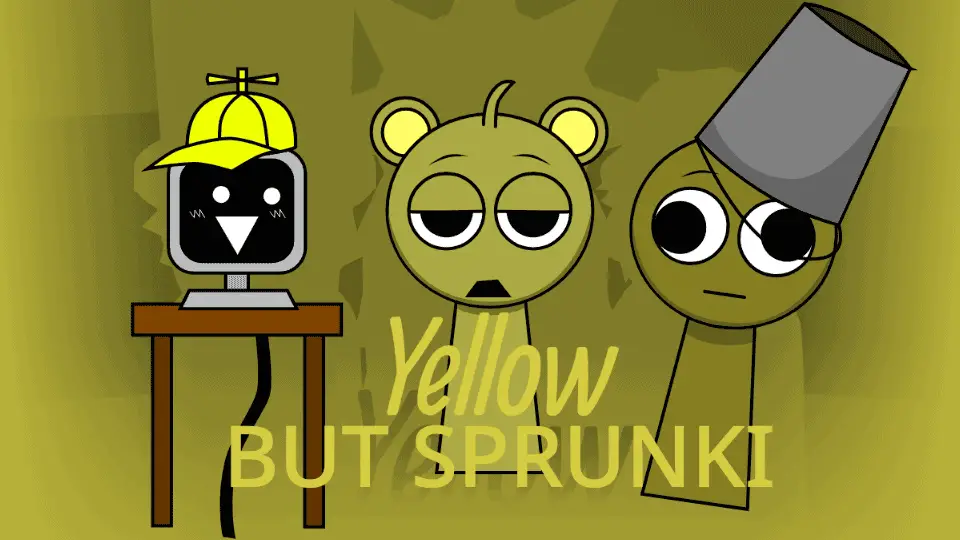 Yellow Colorbox But Sprunki - Play on Sprunki Play