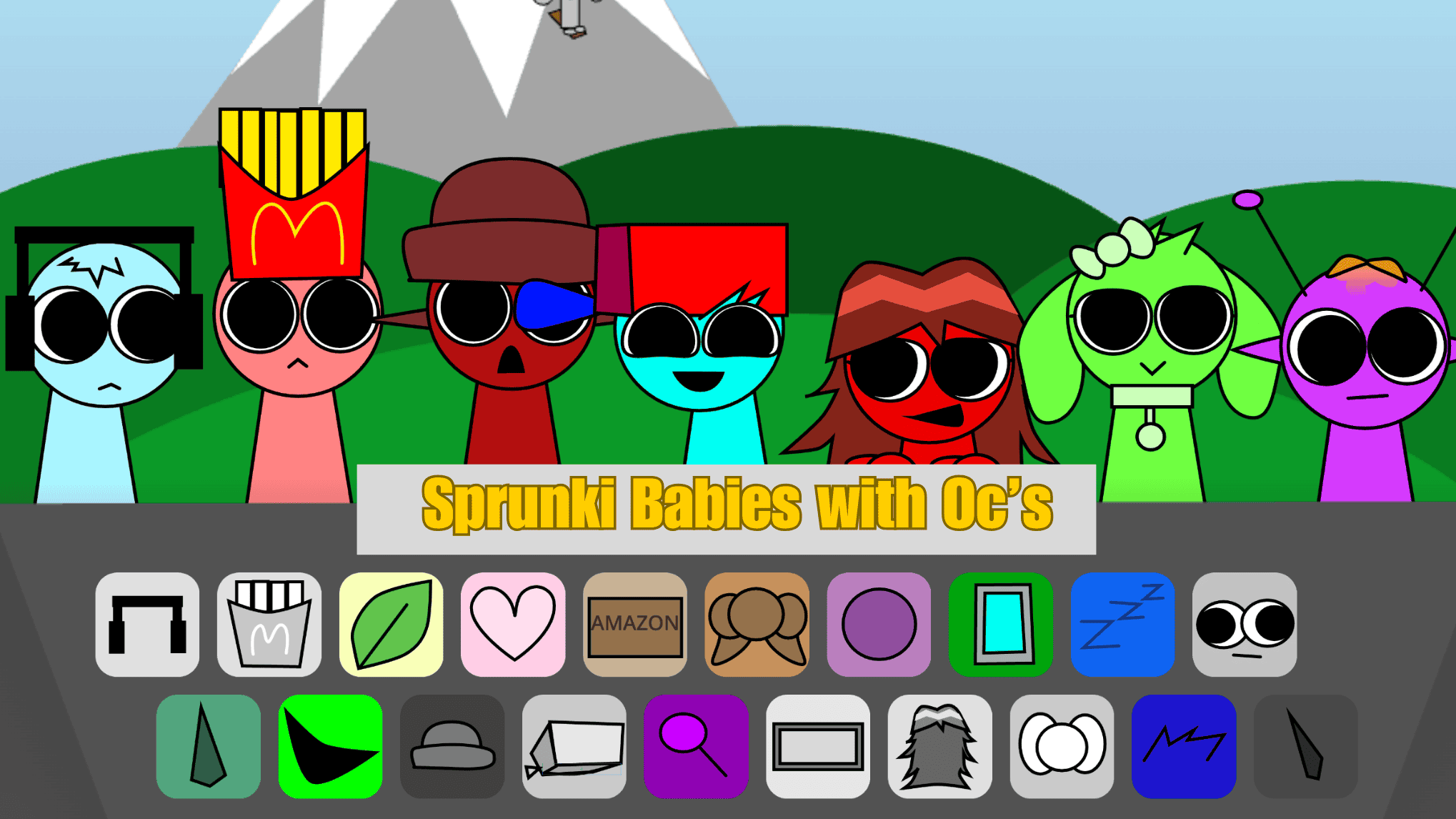 Sprunki Babies With OC’s - Play on Sprunki Play