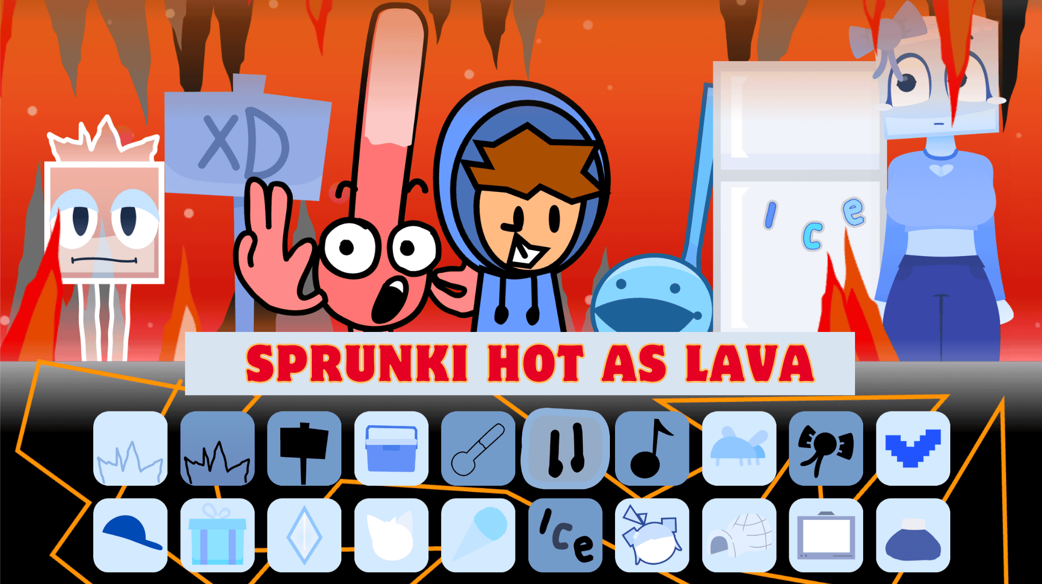 Sprunki Hot As Lava - Play on Sprunki Play