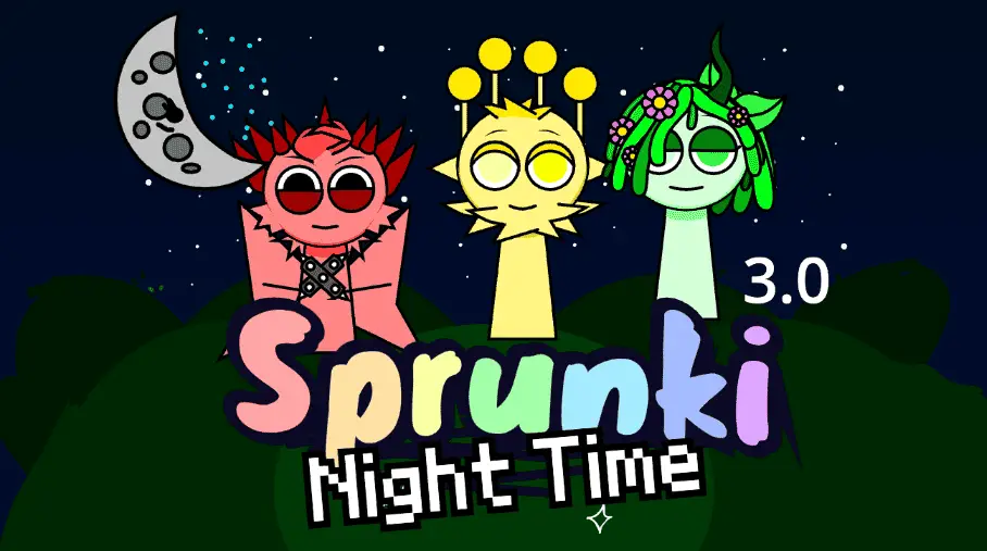 Sprunki Night Time 3.0 - Play on Sprunki Play