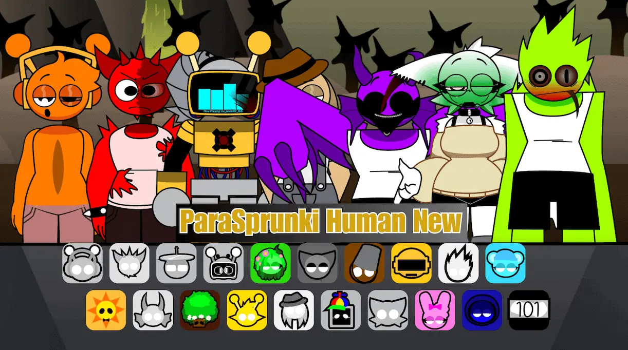 ParaSprunki New Human - Play on Sprunki Play