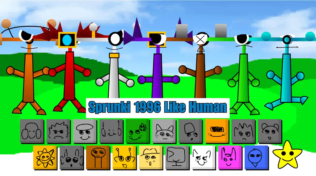 Sprunki 1996 Like Human - Play on Sprunki Play
